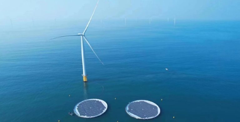 China completes world's first hybrid offshore wind-solar power plant