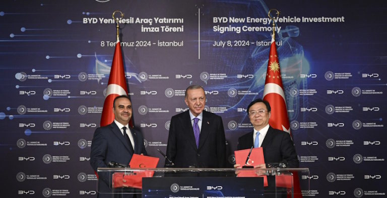 BYD to invest EUR 1 billion in electric vehicle factory in Turkey